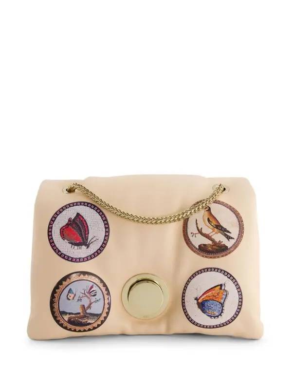Giambattista Valli Micromosaic-print Shoulder Bag - Neutrals