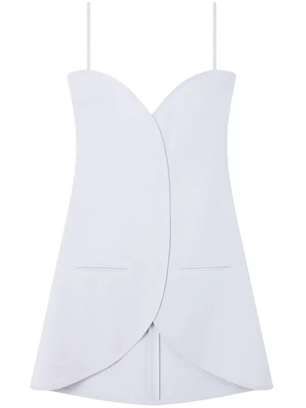 COURREGES Ellipse Mini Dress - Blue