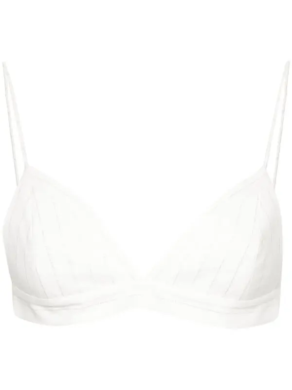 Alex Perry Cropped Triangle Bralette