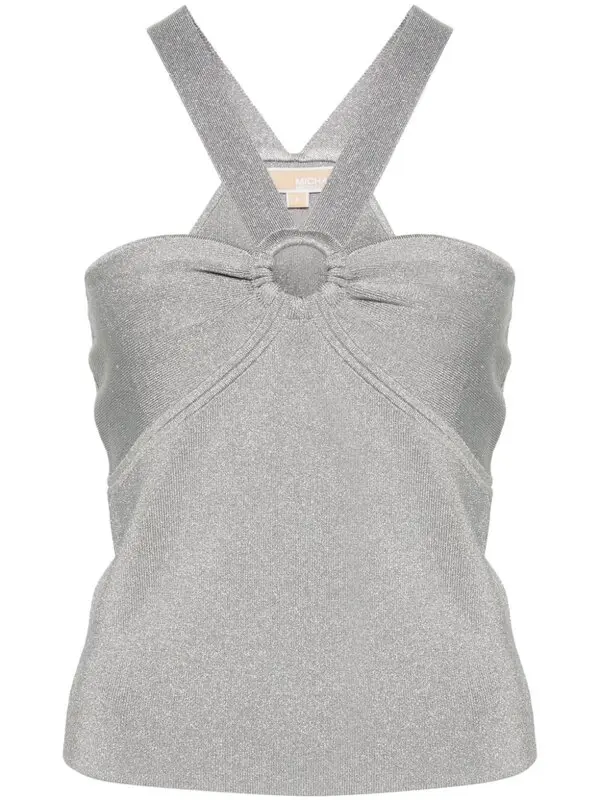 Michael Kors Halterneck Knitted Top