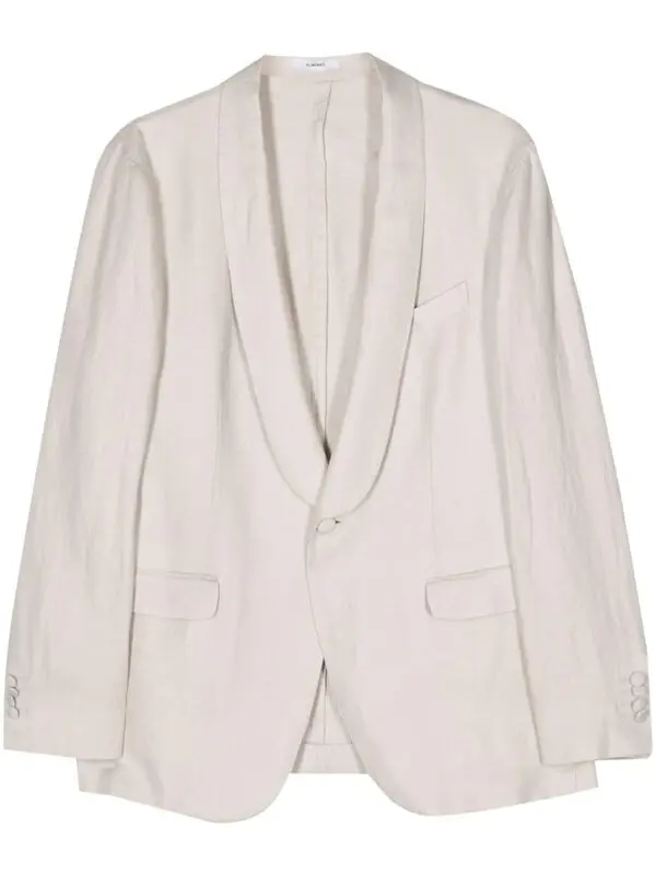 Boglioli Single-breasted Linen Blazer