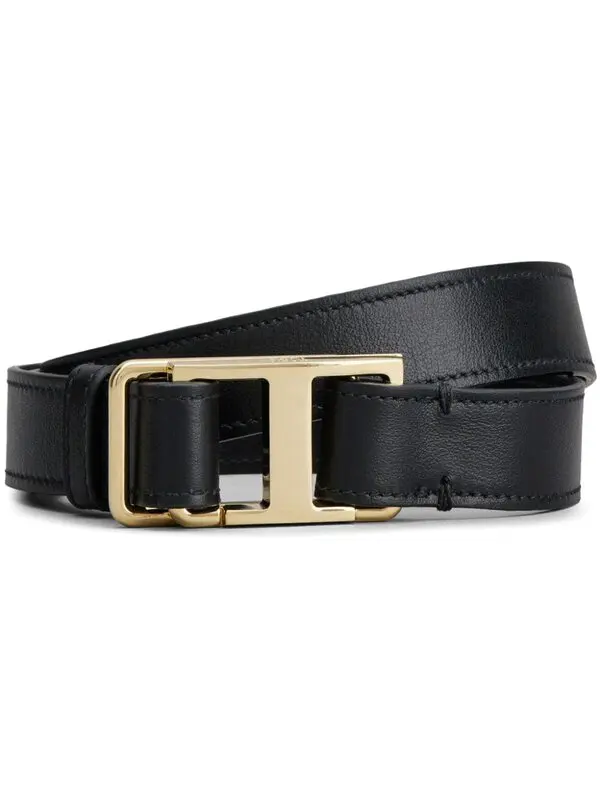 TOD'S Timeless T Leather Belt