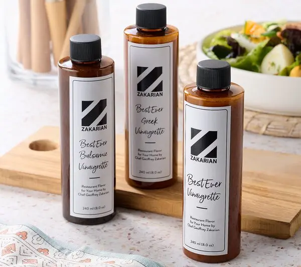 GEOFFREY ZAKARIAN Set Of 240ml Best Ever Vinaigrettes