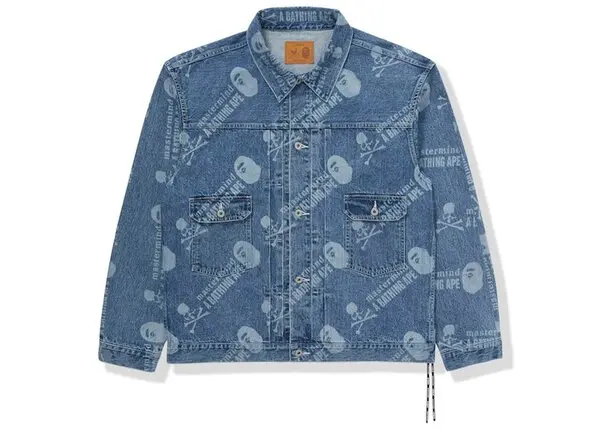 BAPE X Mastermind Washed Denim Jacket