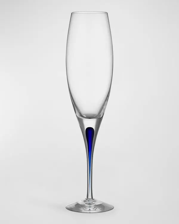 ORREFORS Intermezzo Blue Flute, 7 Oz - One-color