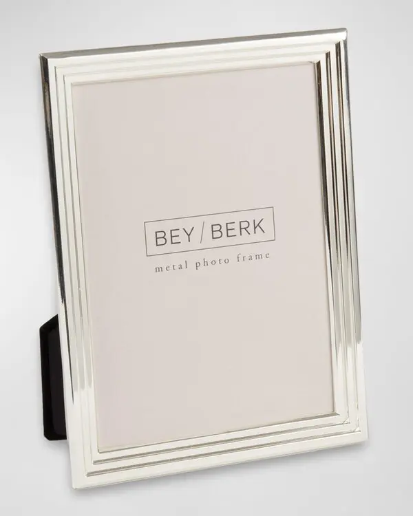 BEY-BERK Lance Metal 5"x7" Picture Frame