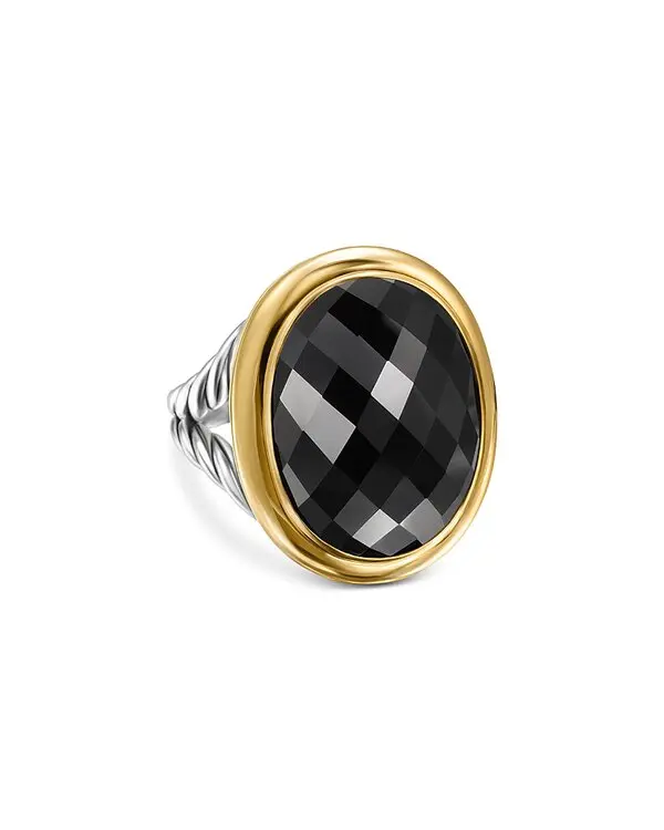David Yurman Albion Onyx Statement Ring - Black