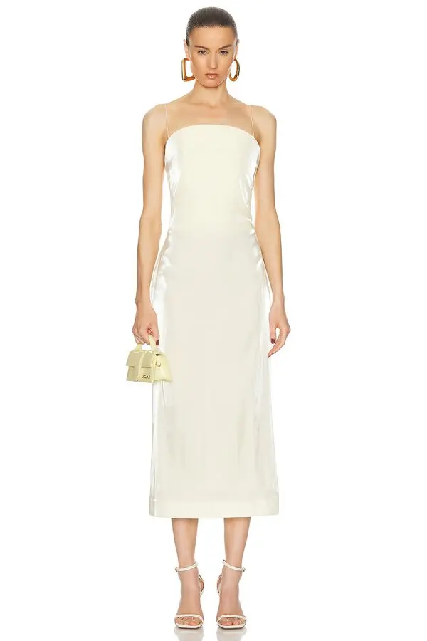 Jacquemus La Robe Carino - Pale Yellow