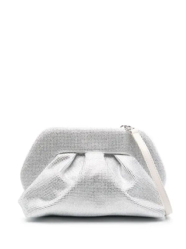 THEMOIRE Tia Clutch Bag - Silver
