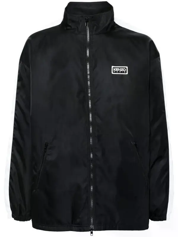 Kenzo Logo-appliqué Striped Jacket
