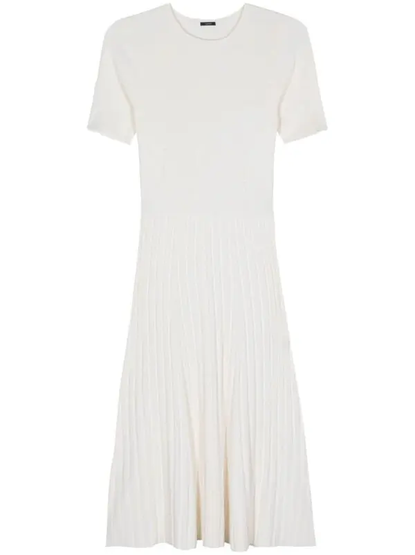 JOSEPH Knitted Midi Dress - Neutrals