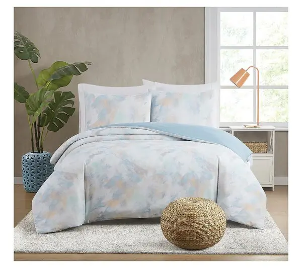 TRULY SOFT Hannah Watercolor King 3 Piece Comfo Rter Set