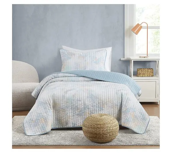 TRULY SOFT Hannah Watercolor Twin/twin Xl 2 Pie Ce Quilt Set