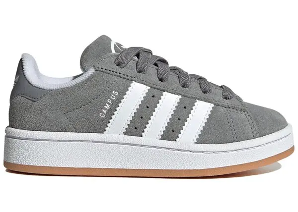 Adidas Campus 00s Elastic Sneakers - Grey Three/cloud White/gum
