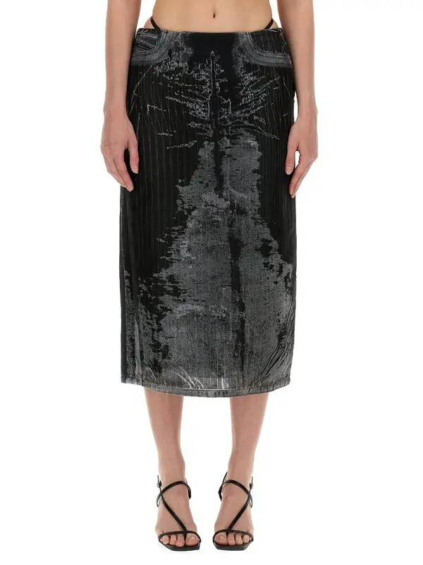 Diesel Midi Skirt