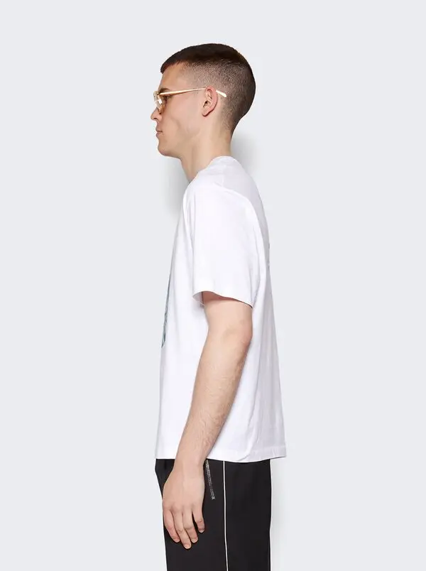 Neil Barrett Rock Band Zodiac Libra Tee - White