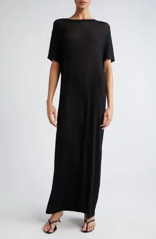 black maxi t shirt dress Sun-imperial main image 0