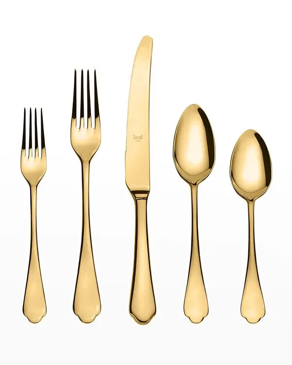 MEPRA Dolce Vita Oro Mirrored 20-piece Flatware Set - One-color