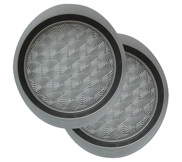 TASTE OF HOME Set Of 9' Non-stick Metal Rou D Baking Pan