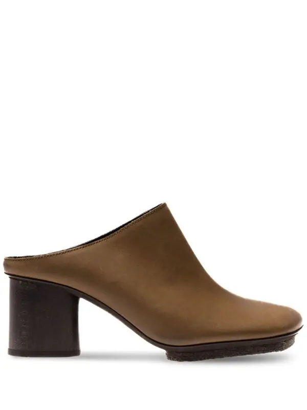 UMA WANG Mid-heel Leather Mules