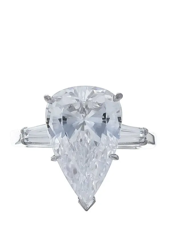 FANTASIA BY DESERIO 14kt Gold Vermeil Pear Ring