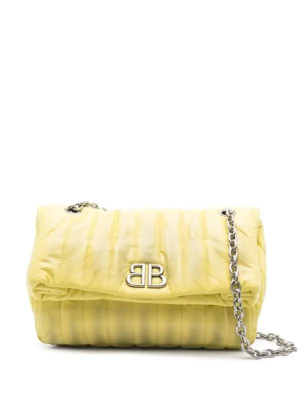 Balenciaga Small Monaco Shoulder Bag - Yellow