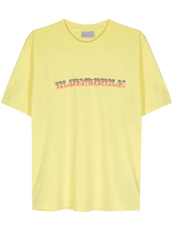 BLUEMARBLE Uolucky Logo-print T-shirt - Yellow