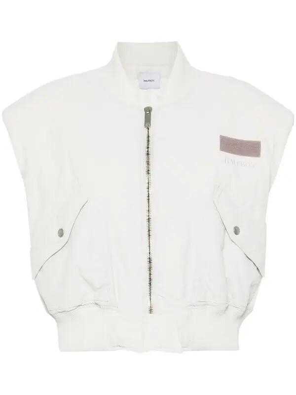 HALFBOY Sleeveless Padded Bomber Jacket
