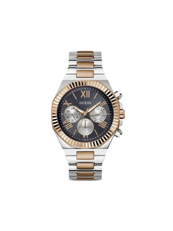 Guess Stainless Steel Chronograph 44mm - Black
