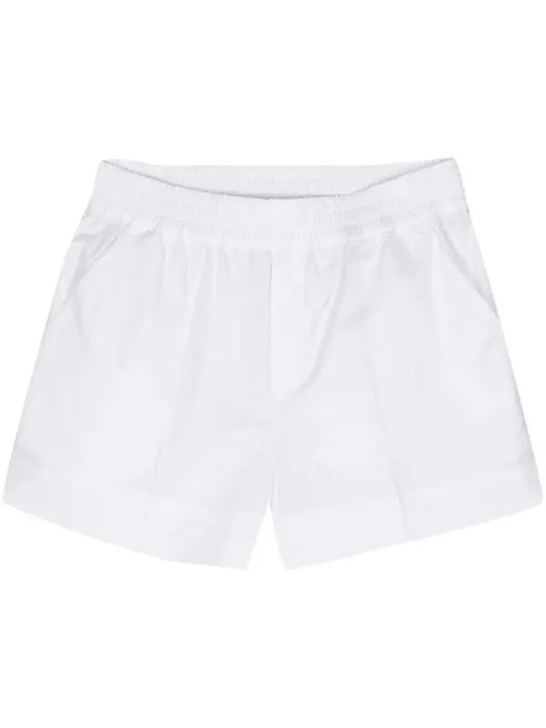 P.a.r.o.s.h Pressed-crease Poplin Shorts - White
