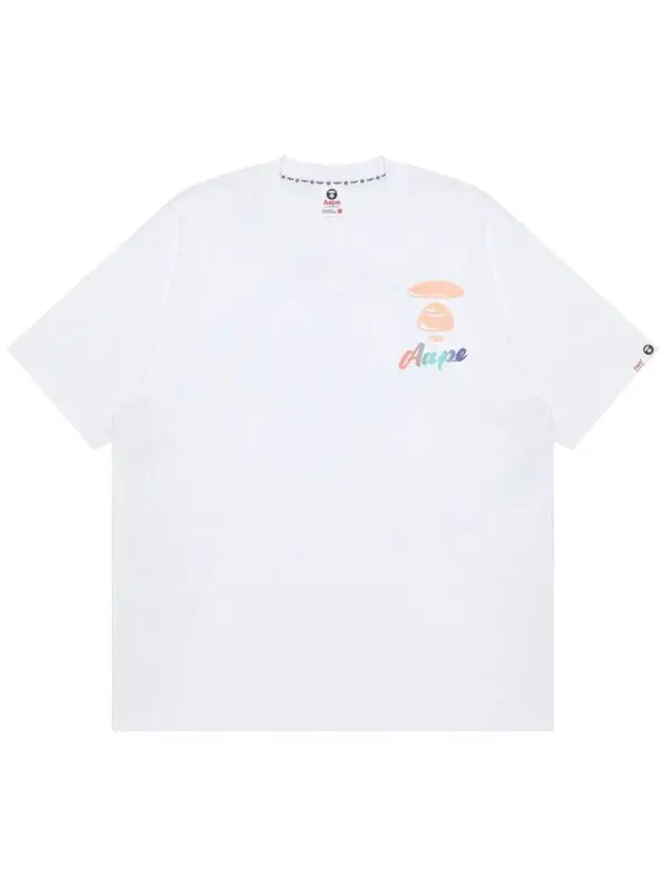 AAPE BY *A BATHING APE® Logo-print Cotton T-shirt