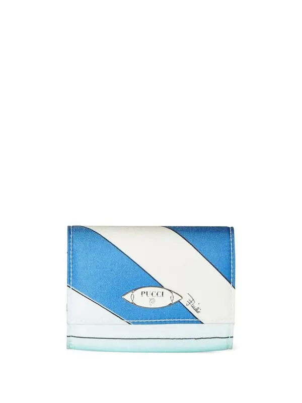 Emilio Pucci Iride-print Coin Purse - Blue