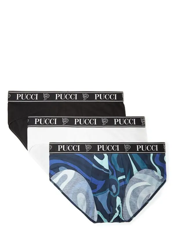 Emilio Pucci Logo-waistband Briefs