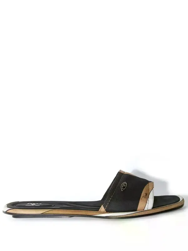 Emilio Pucci Silk Sandals - Neutrals