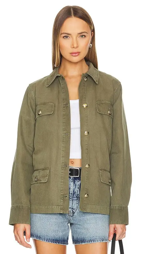 ANINE BING Corey Jacket - Army Green