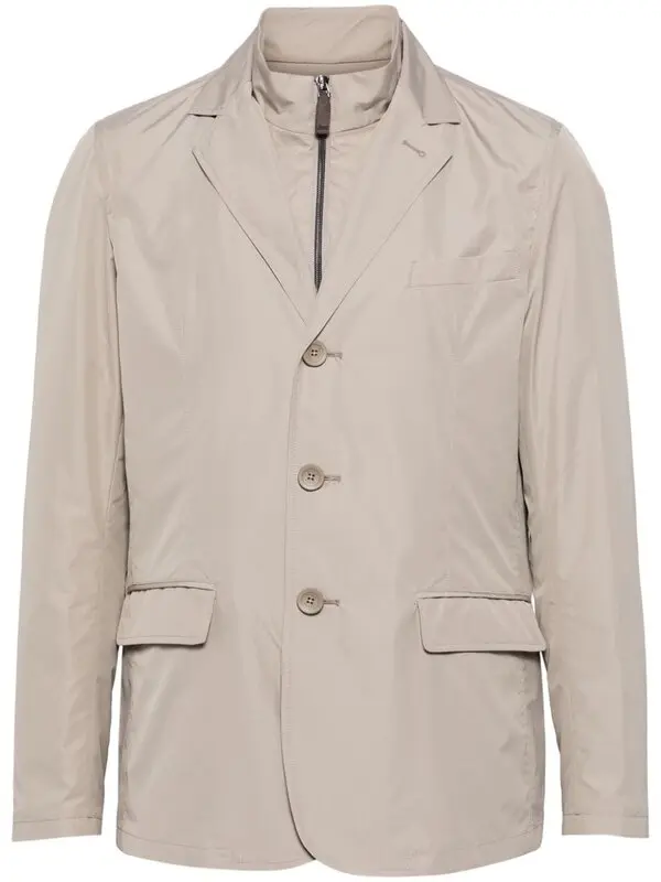 Herno Byron Layered Blazer - Grey