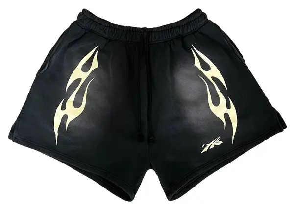 HELLSTAR Flame Shorts - Black