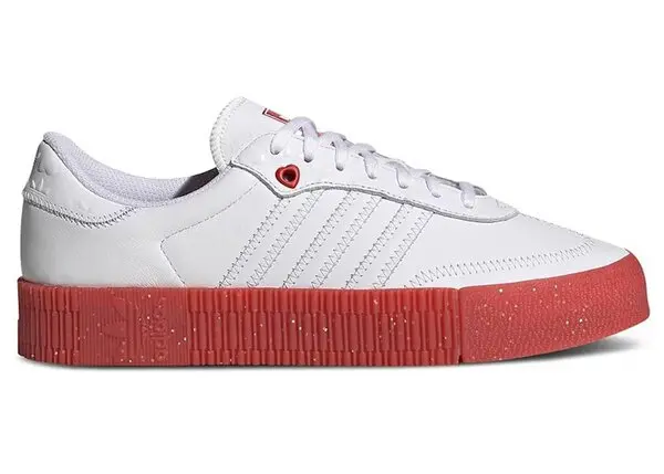 Adidas Sambarose Sneakers - Cloud White/scarelet Red/core Black