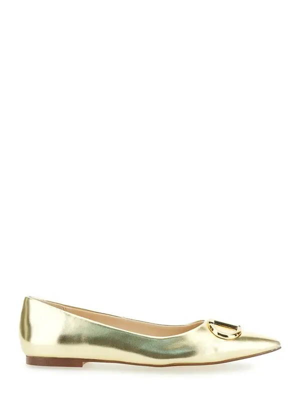 TWINSET Ballet Flats With Oval T Detail