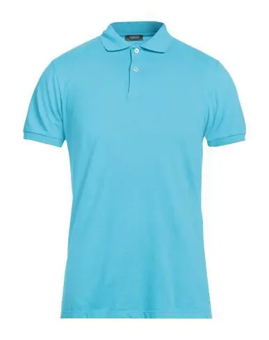 Rossopuro Polo Shirt Size Cotton, Elastane - Blue