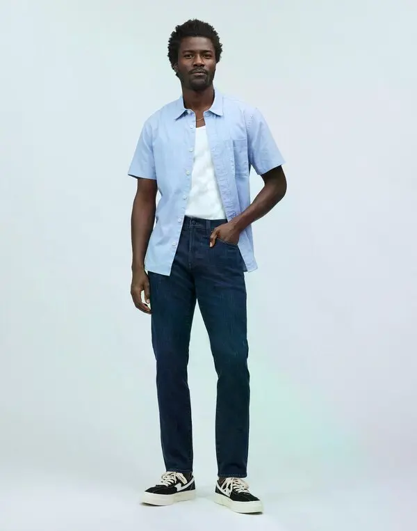 Madewell Athletic Slim Jeans In Coolmax® Denim - Chapman Wash
