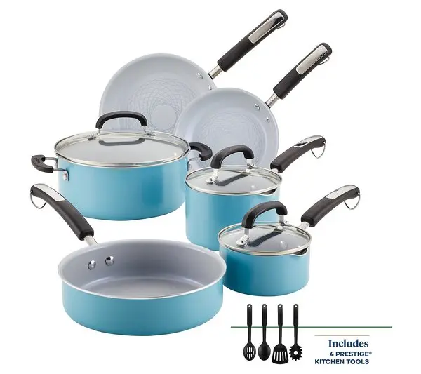 FARBERWARE Eco Advantage Ceramic Cookware 13pc Et