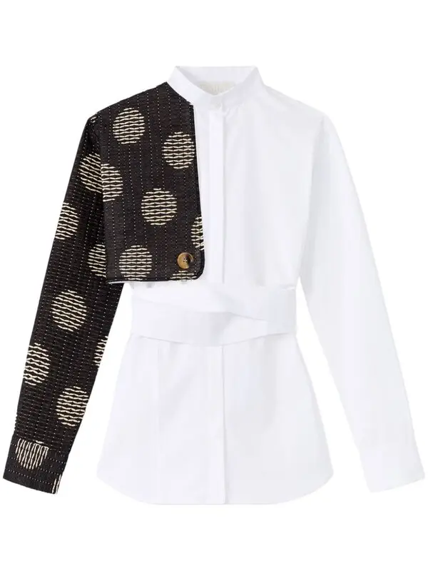 DESTREE Hans Polka-dot Cotton Shirt
