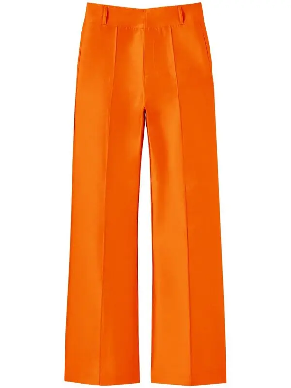 DESTREE Yoshi Pressed-crease Trousers - Orange