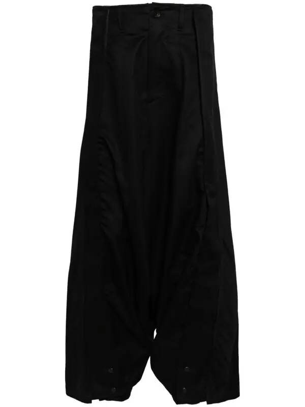 JULIUS Loose Fit Cotton Blend Trousers