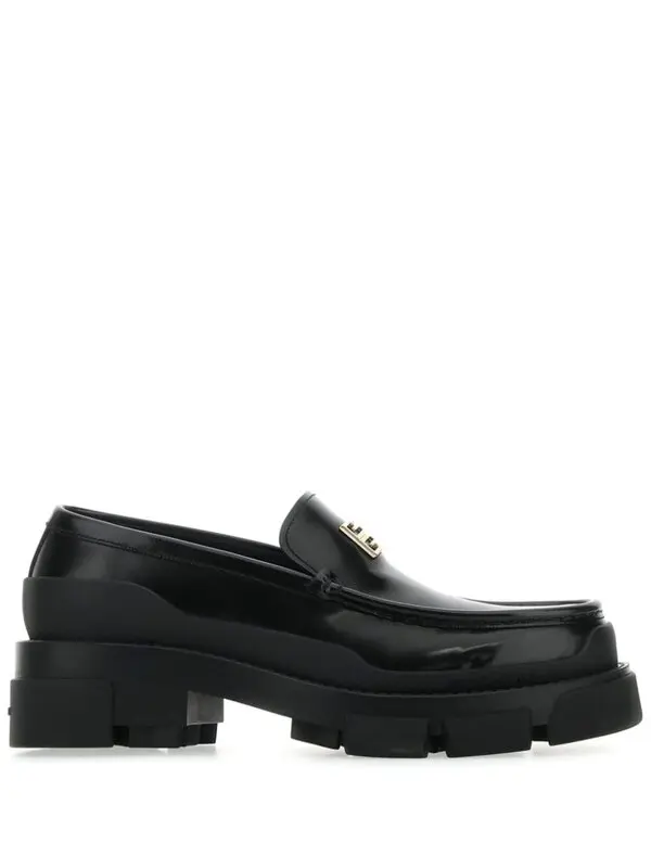 Givenchy Terra Chunky Leather Loafers