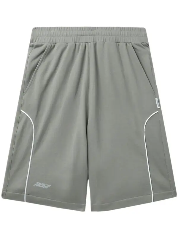 Izzue Stripe Detail Cotton Shorts