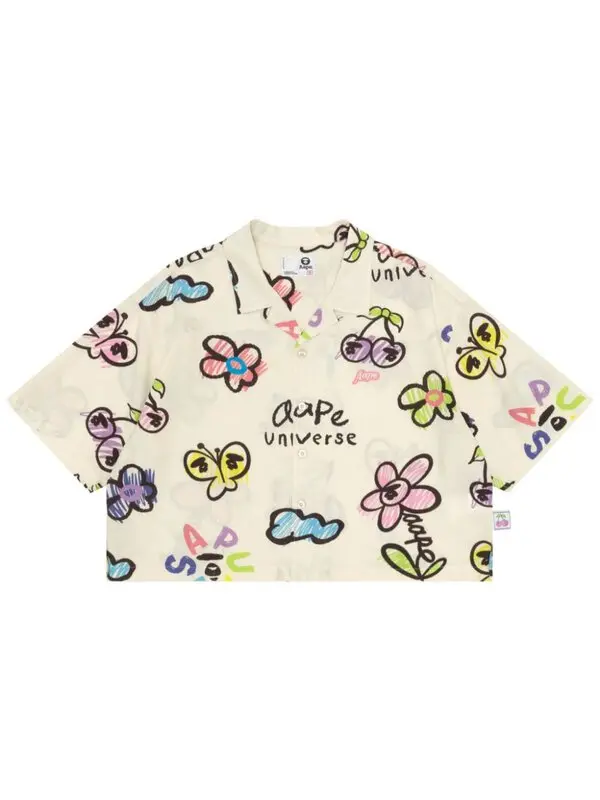 AAPE BY *A BATHING APE® Logo-print Shirt