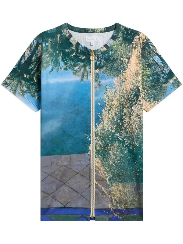 AGNÈS B. Reflet À Marrakech-print T-shirt