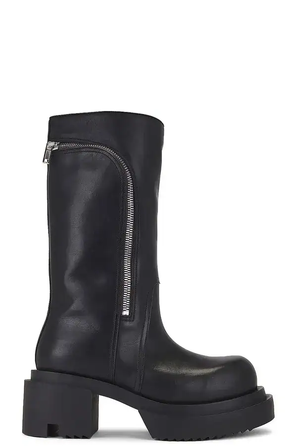 Rick Owens Bauhaus Bogun Boot - Black | Editorialist